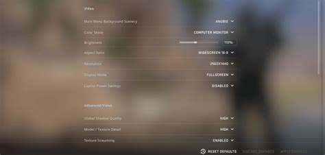 The Best CS Settings