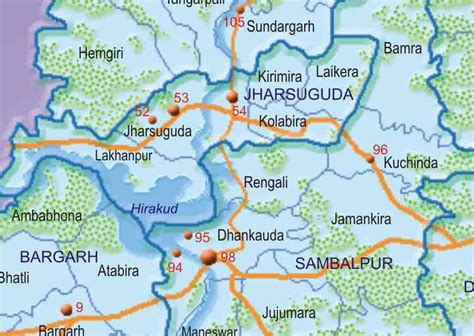 Where Is Sambalpur In India Map United States Map