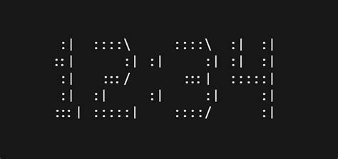 github underscore7 asciiclock a clock skin that uses ascii art fonts