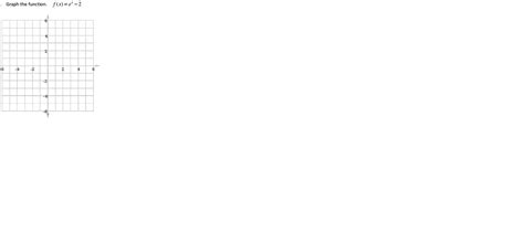 solved graph the function f x e x 2