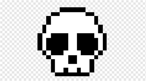 Minecraft Skeleton Face Pixel Art