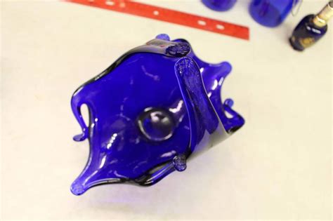 Cobalt Glassware Jars Art Glass Limoges Atomizer