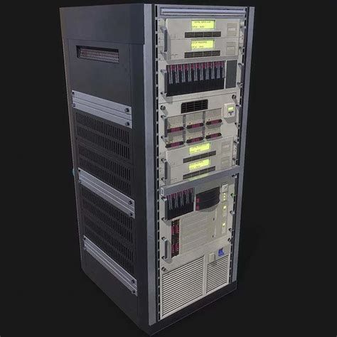 Mainframe Front Server Rack From 3ds Max Models And Free Download