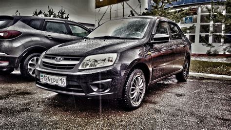 Переобулся) — Lada Гранта (1G), 1,6 л, 2015 года | колёсные диски | DRIVE2