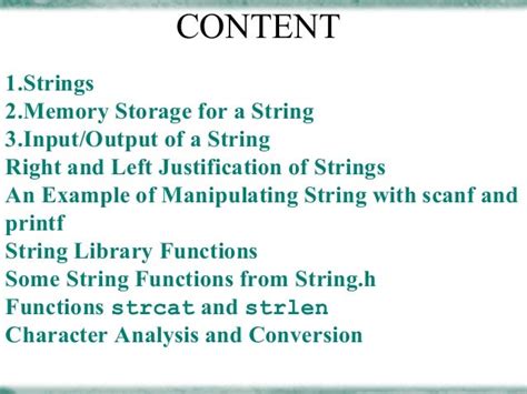 Operation On String Presentation