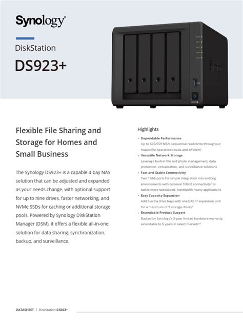 synology ds923 data sheet enu pdf backup file transfer protocol
