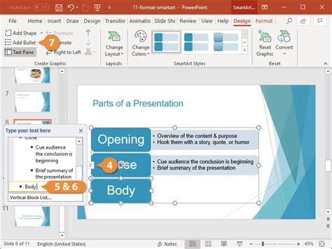 Format Powerpoint Smartart Customguide