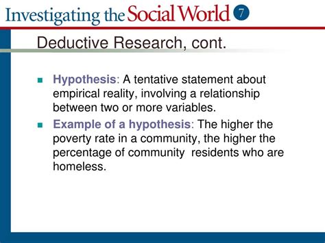 Ppt Chapter 2 The Process And Problems Of Social Research Powerpoint