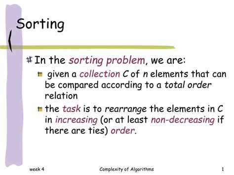 PPT Sorting PowerPoint Presentation Free Download ID