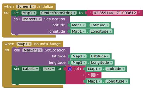 Mapmarker Static In Center Of Map And Moving Map Under It MIT App Inventor Help MIT App