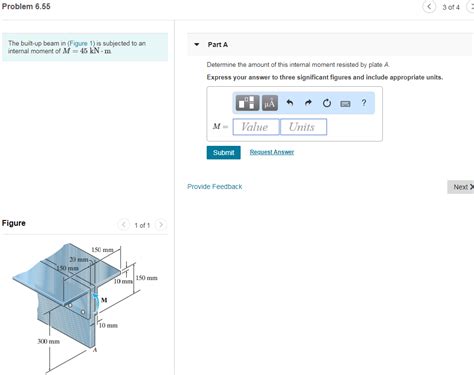 solved problem 6 55 3 of 4 the built up beam in figure 1
