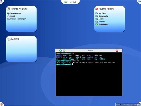 Operating System Screenshot Linux Symphonyos