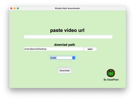 simple youtube downloader by deadplant