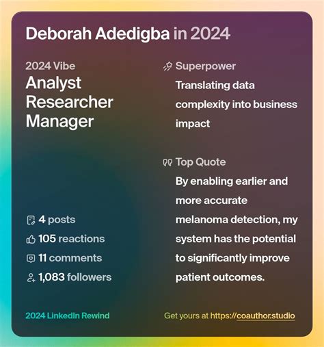 deborah adedigba on linkedin datascience ai research healthcare fintech machinelearning…