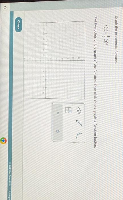 solved graph the exponential function f x 21 3 x plot five