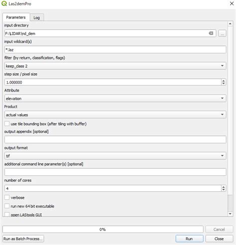 Lidar Data Processing With Lastools And Qgis 3
