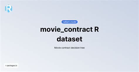 Moviecontract Dataset R Packages