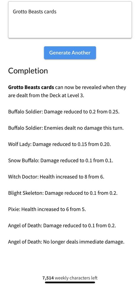 The Latest Patch Notes For Grotto Beasts Are In Finally Buffalo