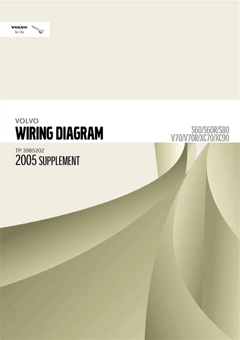 Volvo S60 S60R S80 V70 V70R XC70 XC90 Wiring Diagram Supplement Volvo S60 Volvo Volvo V70