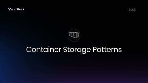 Container Storage 7 Patterns For Managing Persistent Data