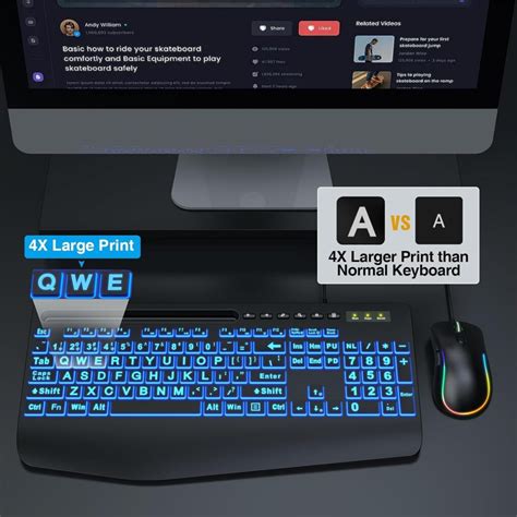 Wired Keyboard And Mouse Combo Review Wired Keyboards