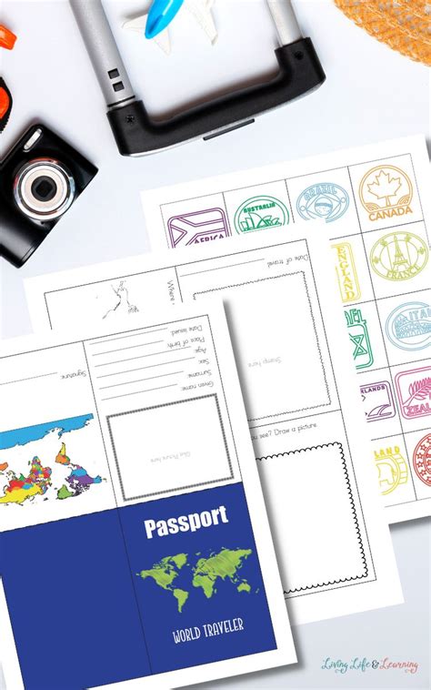 Printable Passport Template For Teachers