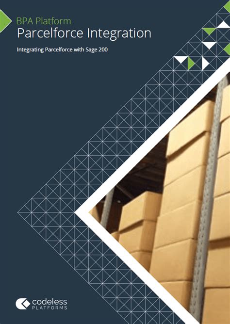 Parcelforce Sage 200 Integration Point And Click Api Integration