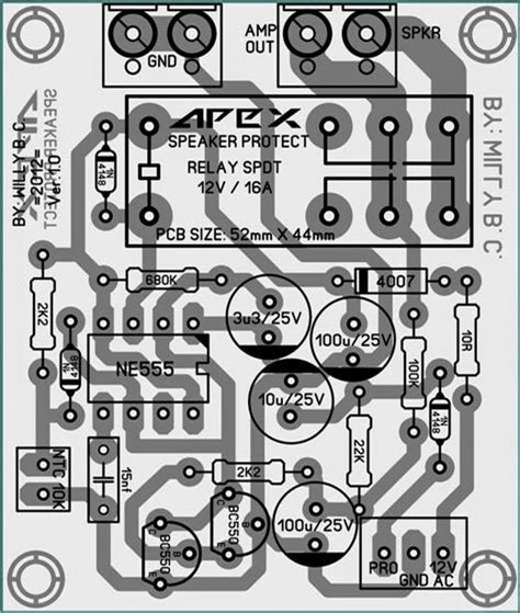 Speaker Protector Circuit Diagram Speaker Protector