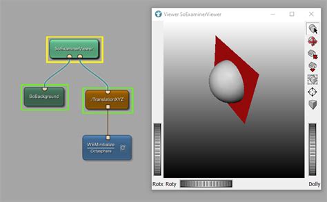 Surface Example 4 Interactively Moving Wem