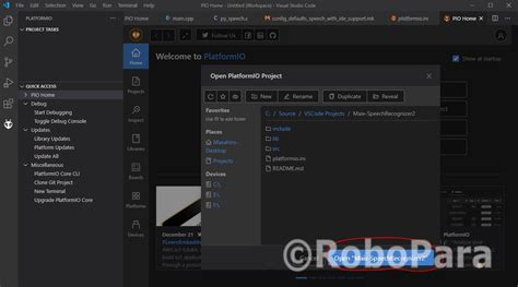 Vscodeとplatformioを使ってmaixduinoでボイスコマンドを音声認識する方法 Robopara