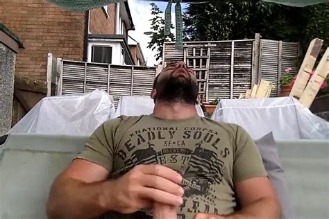 Tommylads Horny Wank In The Garden Full Load Xhamster