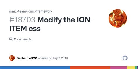 Modify The Ion Item Css · Issue 18703 · Ionic Teamionic Framework