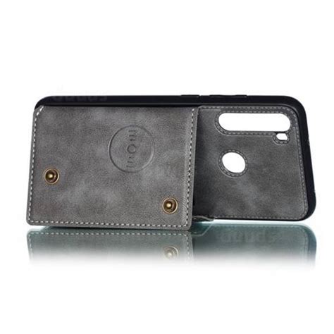 Retro Multifunction Card Slots Stand Leather Coated Phone Back Cover For Mi Xiaomi Redmi Note