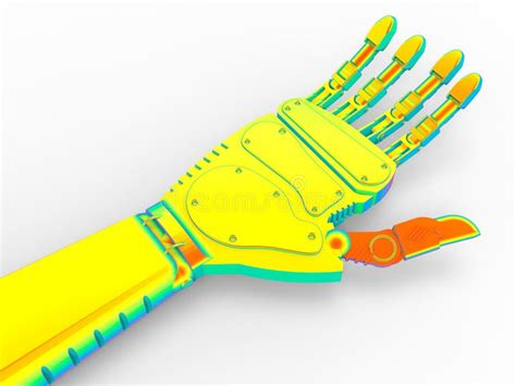 Robotic Hand Finite Element Stock Illustrations 22 Robotic Hand
