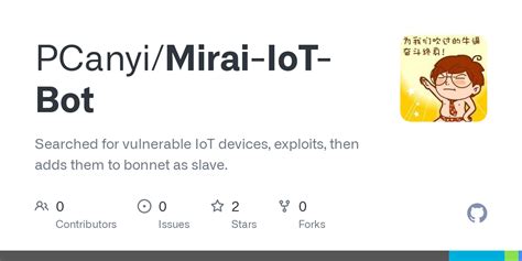 Github Pcanyimirai Iot Bot Searched For Vulnerable Iot Devices