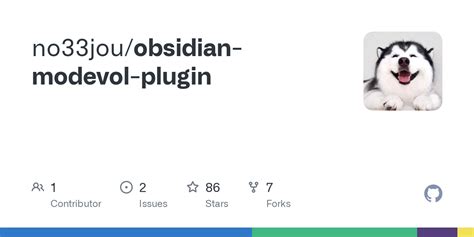 GitHub No Jou Obsidian Modevol Plugin