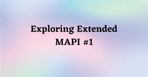 Daily Blog 384 Exploring Extended Mapi Part 1 Hacking Exposed Computer Forensics Blog