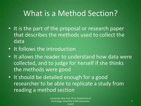 Writing A Method Section Participants Tcm18 117657 Pptx