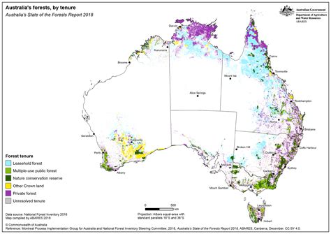 Tenure Of Australias Forests 2023 Daff