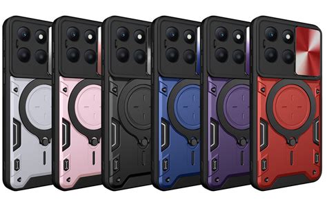 Gotoured For Honor X A Phone Case Metal Stand Ring Holder Camera Lens Protector Slim Full