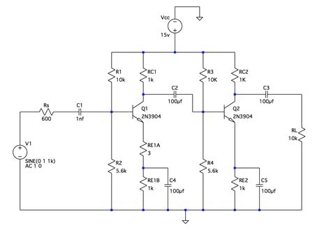 2 Stage Amplifier Circuit Using Transistors Gadgetronicx Riset