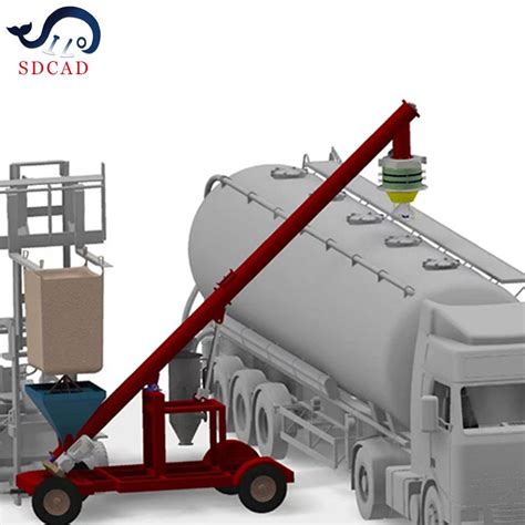 Sdcad Brand High Efficiency Low Maintenance Cement Bulk Bag Unloader