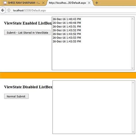 Overview Of Viewstate In Aspnet