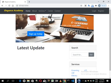 A Full Stack Elearning Web App Using Django And Bootstrap Upwork