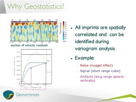 seismic qc and filtering with geostatistics