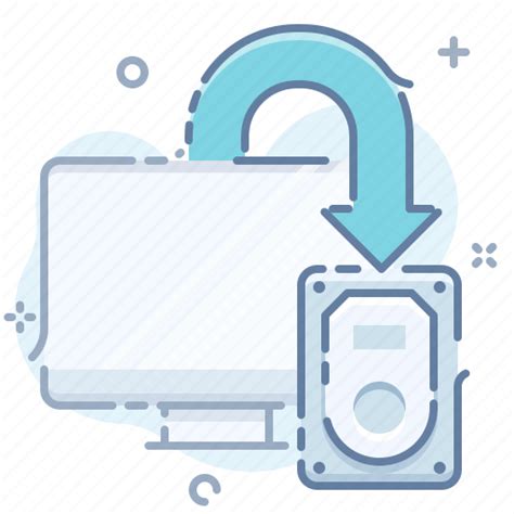 Backup Desktop Hard Drive Icon