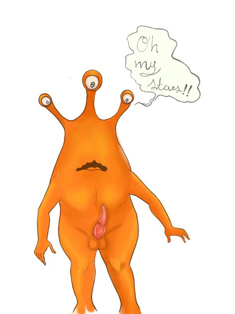 Rule 34 3 Eyes Alien Cephalofille Cursive Writing English Text