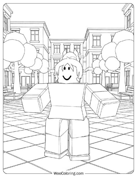 Free Coloring Pages Roblox