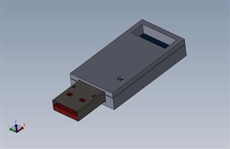 用于stm的微型usb原型模块solidworks 2014模型图纸下载 懒石网