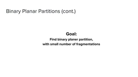 Binary Space Partition Ppt